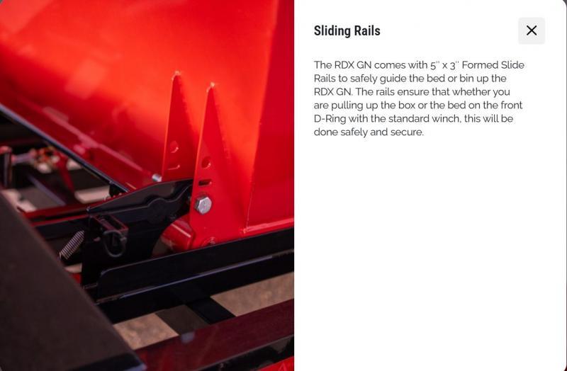 2026 RawMaxx 7x14' Gooseneck Rolloff Dump Trailer 14000# GVW * INCLUDES ...
