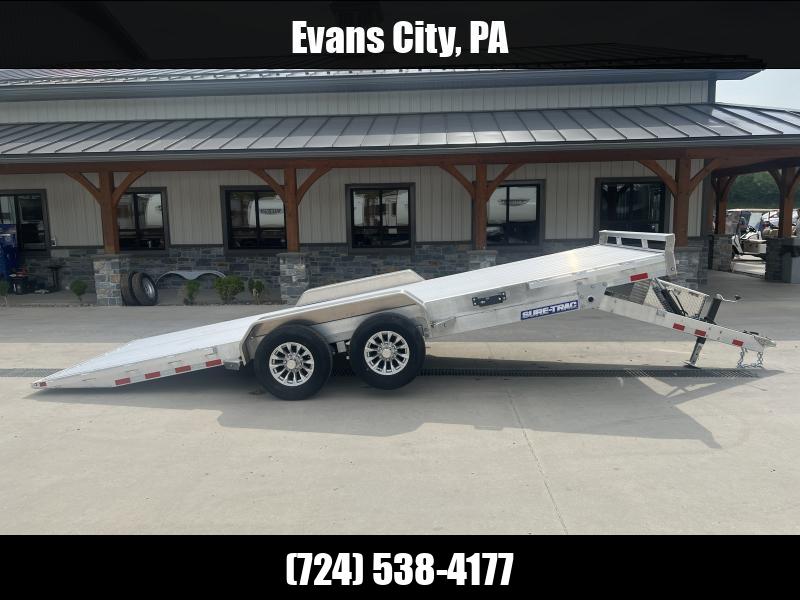 2025 Sure Trac 7x20' Aluminum Power Tilt Car Hauler Trailer 9990# GVW ...