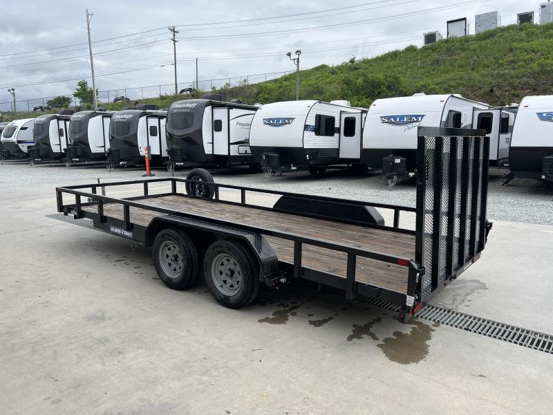 USED 2023 Sure-Trac 7x18' Tube Top Utility Landscape Trailer 7000# GVW ...