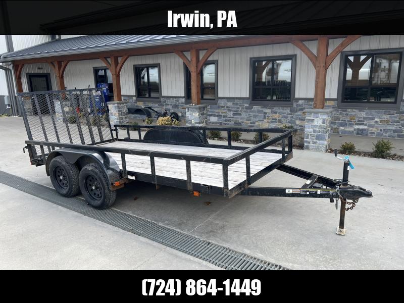 USED 2022 Carry-On 6.5X14 Utility Trailer 7000 GVW * TUBE TOP RAIL ...