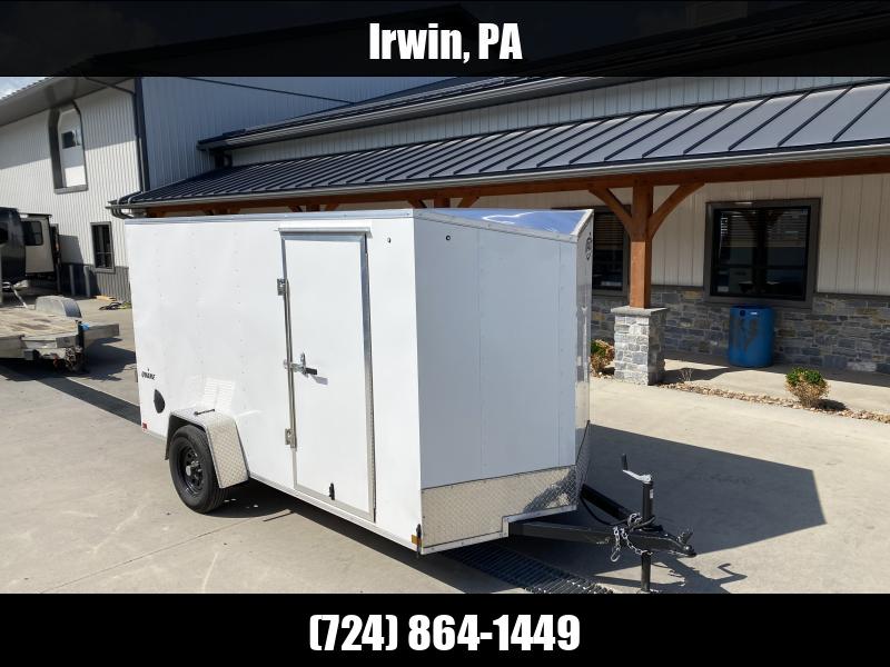 2023 Impact Trailers 6x12' Quake Enclosed Trailer 2990# GVW * WHITE ...