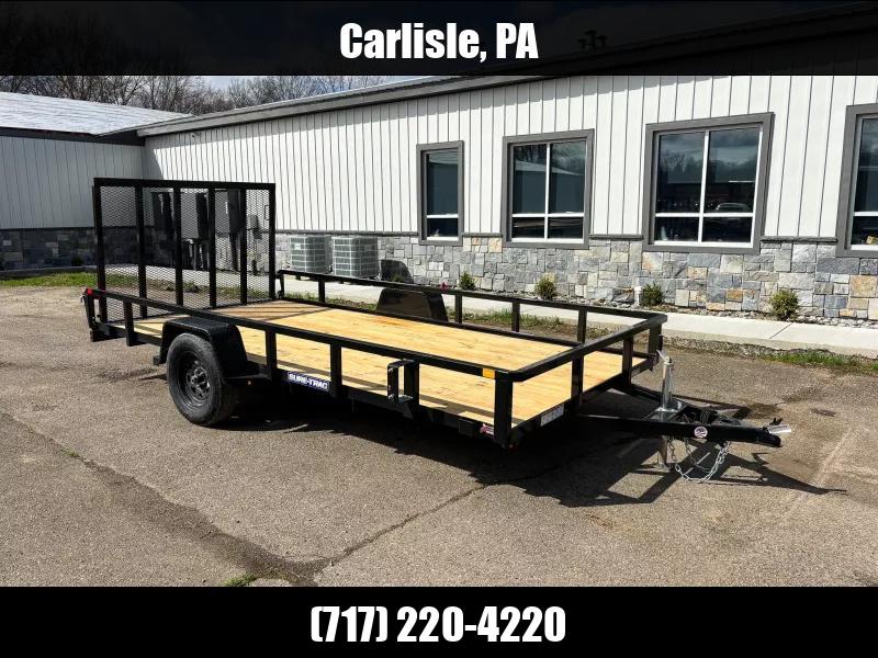 2025 Sure-Trac 7x14' Tube Top Utility Landscape Trailer 2990# GVW * 2 ...