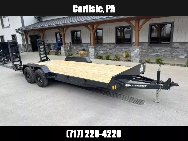 2025 Hillcrest Trailers 7x18 Equipment Trailer 9990# GVW * 6000# AXLES ...