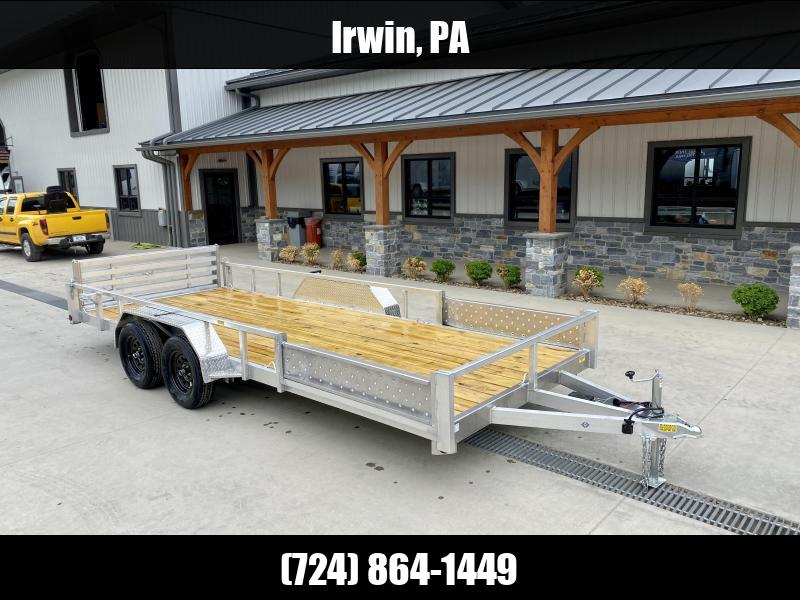 2022 QSA 7x16' Deluxe Aluminum Utility Landscape Trailer 7000# GVW ...