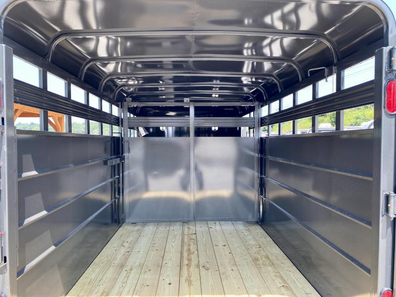 2021 Corn Pro 18' Livestock Trailer 12000# GVW * GREY/CHARCOAL ...
