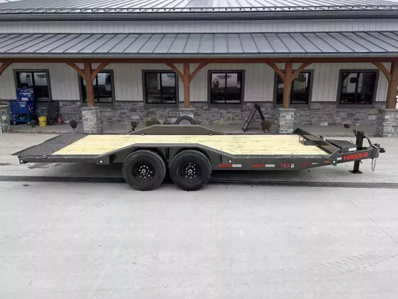 2026 MAXX-D 7x22' Equipment Trailer 14000 GVW * STEEL DECK * TORSION ...