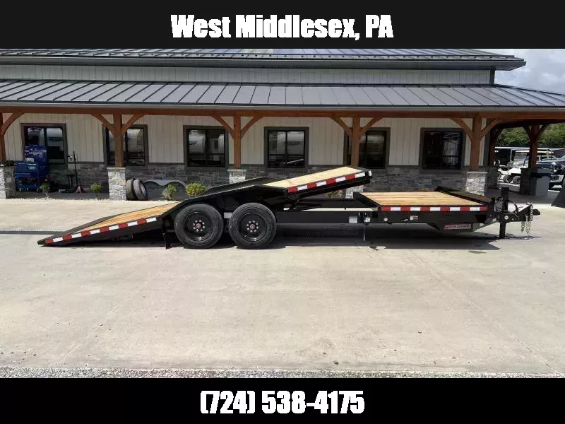 2025 Midsota 102x24 Gravity Tilt Equipment Trailer 22000# GVW * 10000# AXLES * 102" DECK * DRIVE ...