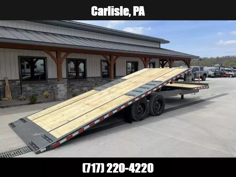 2026 Behnke 102x28' Super Duty Gravity Tilt Deckover Trailer 24000# GVW ...
