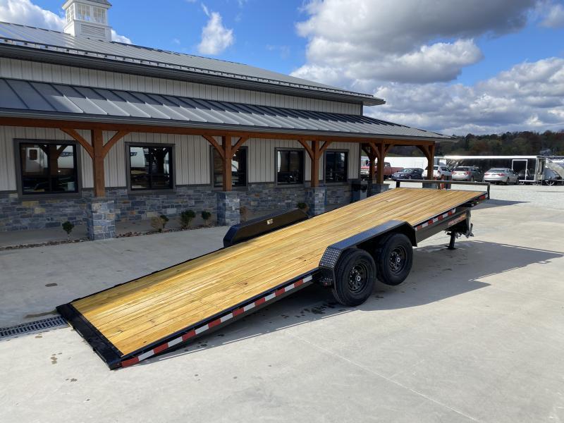 2025 H&H 7x24' Power Tilt Car Hauler Trailer 14000# GVW * POWER TILT ...