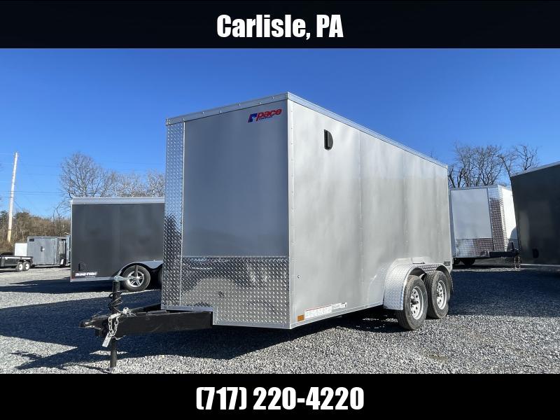 2023 Pace American 7x14' Enclosed Cargo Trailer 7000# GVW * SILVER ...