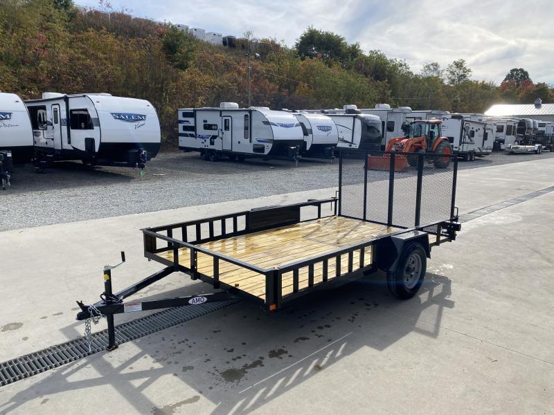 2025 AMO 7x12' Angle Iron Utility Landscape Trailer 2990# GVW w/ Gate ...