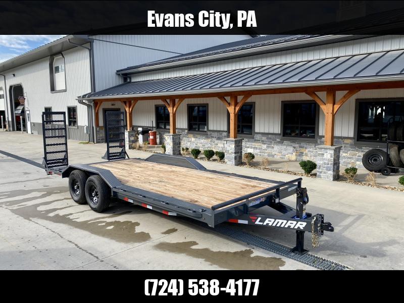 2025 Lamar 102x20' Equipment Trailer 14000# GVW * DELUXE RAMPS ...