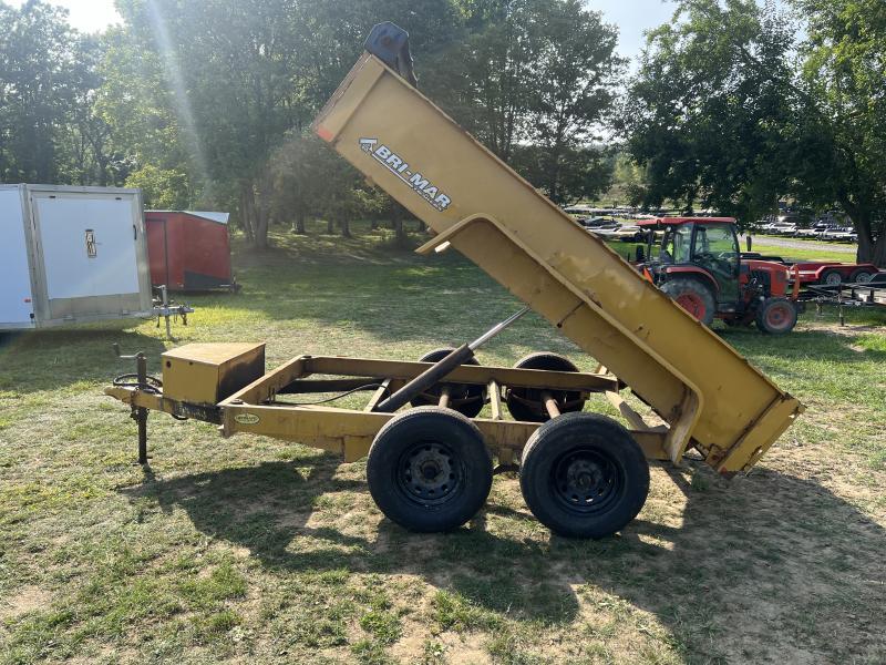 USED 2021 Bri-Mar 6X10 9990 GVW DTR610LP-10 LOW PROFILE DUMP TRAILER W ...