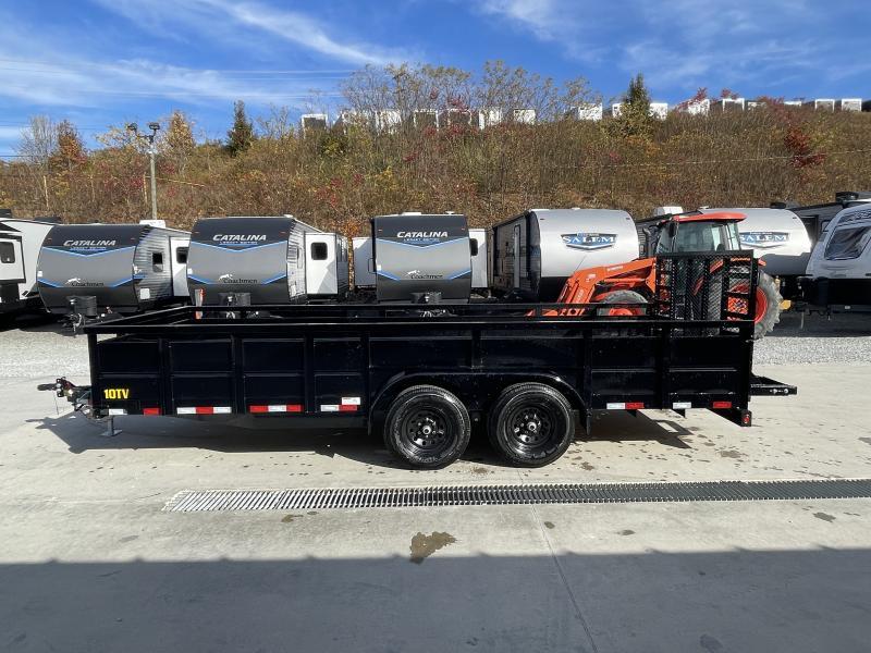 NEW Big Tex Trailers 10TV 7X18' High Side Vanguard Landscape Utility ...