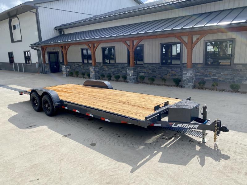 2025 Lamar 7x22' Car Hauler Trailer 9990# GVW * CHARCOAL POWDERCOATING ...