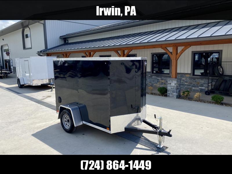 2023 ITI Cargo 5x8' Enclosed Cargo Trailer 2990# GVW * BLACK EXTERIOR ...