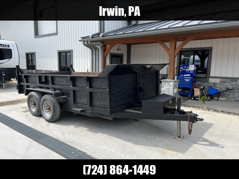USED Griffin 7x16' Low Profile Hydraulic Dump Trailer 14000 GVW * DE ...