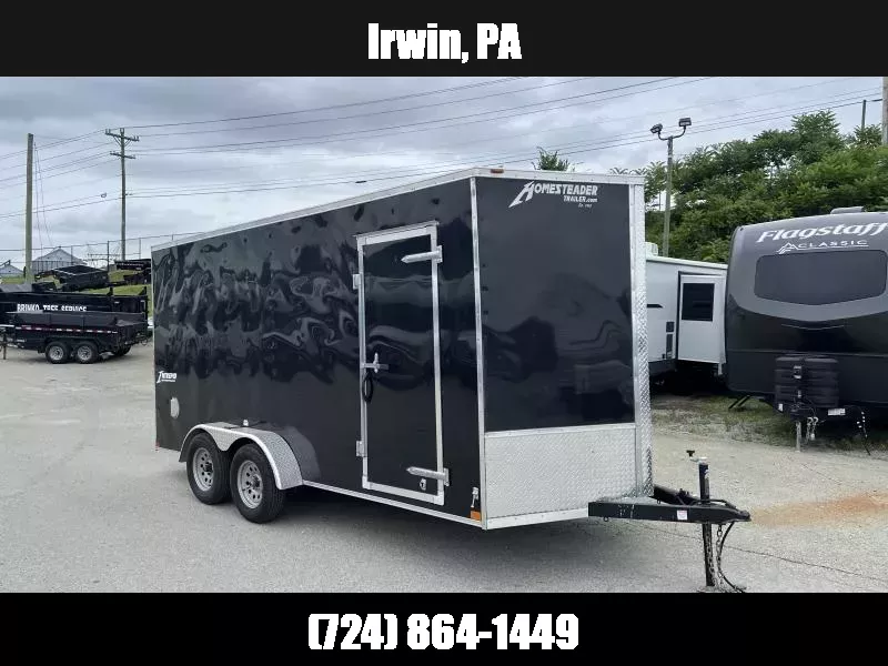 USED 2021 Homesteader Trailers 7X16 Enclosed Cargo Trailer 7000# GVW ...