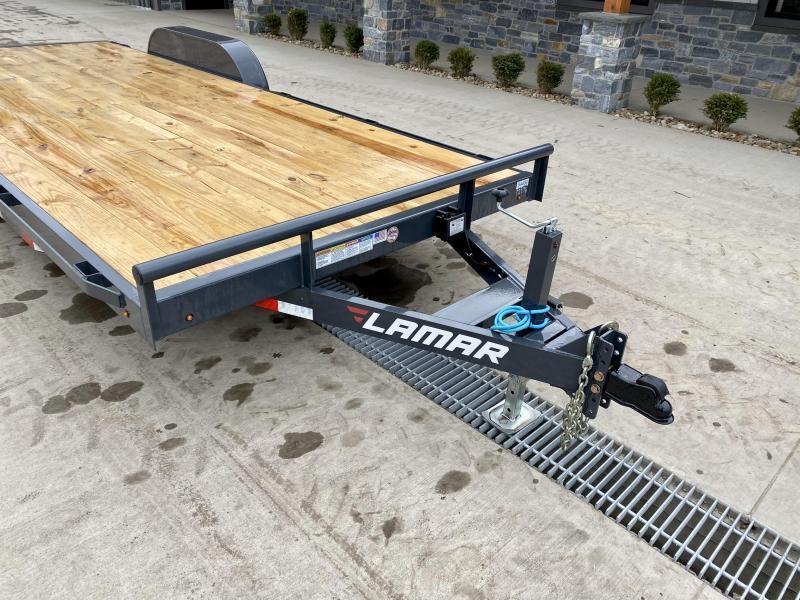 2025 Lamar 7x18' Car Hauler Trailer 9990# GVW * CHARCOAL POWDERCOATING ...