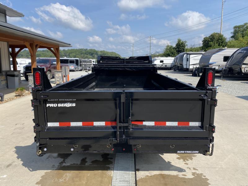 2024 Sure-Trac 7x16' Gooseneck Pro Series I-Beam Dump Trailer 15400 ...