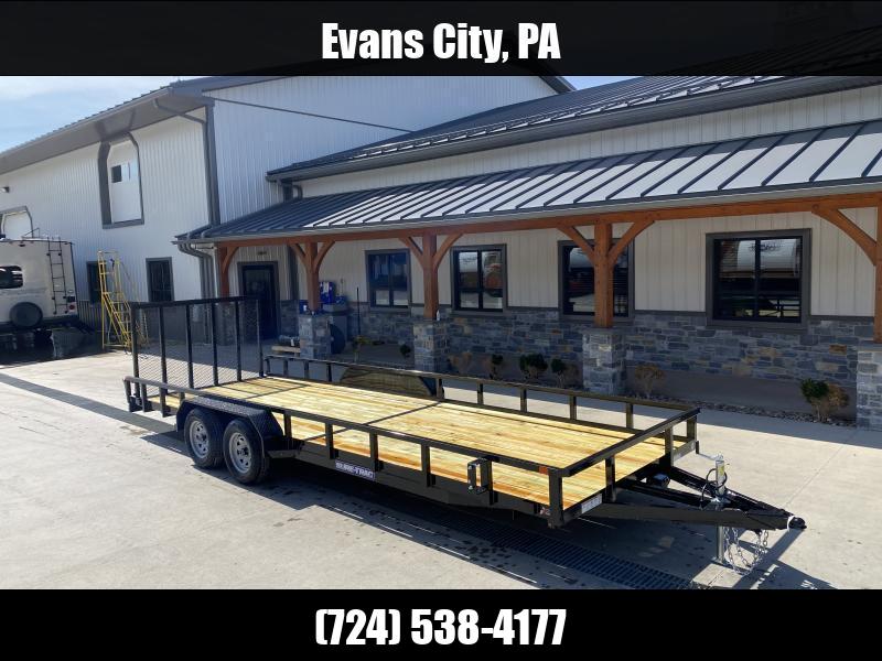 2025 Sure-Trac 7x22' Tube Top Utility Landscape Trailer 7000# GVW * 2 ...