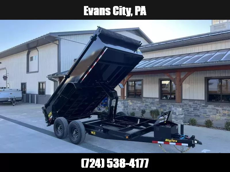 2026 Big Tex Trailers 14LX 7x14' Low Profile Dump Trailer 14000# GVW ...