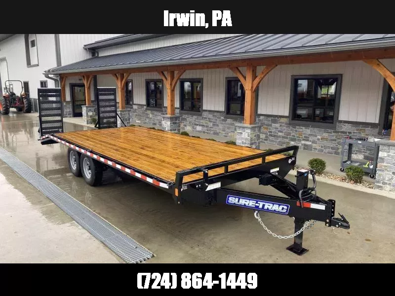 2026 Sure-Trac 102x22 Beavertail Deckover Trailer 15000# GVW * HD 4 ...