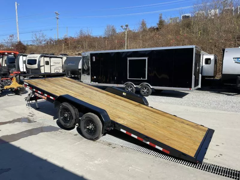 2026 H&H 7x20' Tilt Car Hauler Trailer 9990# GVW * FULL WIDTH LOADING ...