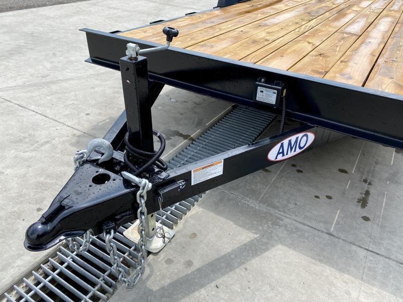 2025 AMO 7x16' Equipment Trailer 9990# GVW * ALL LED LIGHTS * STAND UP ...