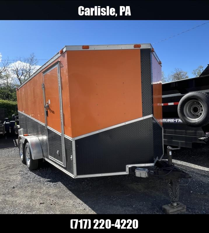 USED Bendron Titan 7x14' Enclosed Cargo Trailer 7000LB GVW * 2-TONE ...