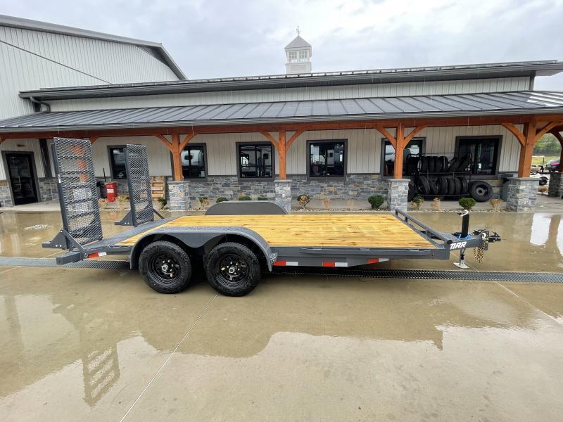 2025 Lamar 7x16' Equipment Trailer 9990# GVW * DELUXE OVERWIDTH RAMPS W ...