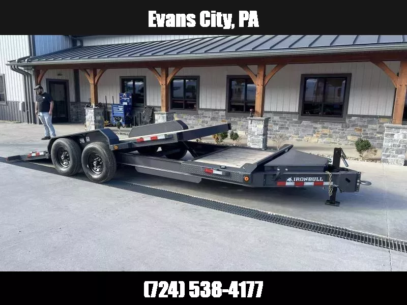 2026 Iron Bull 7x20' TWB Gravity Tilt Equipment Trailer 14000# GVW ...