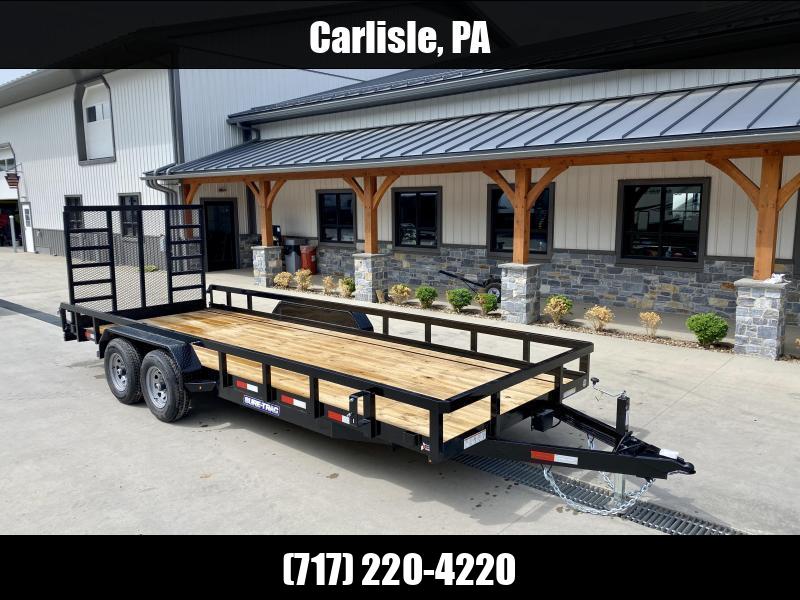 2024 Sure-Trac 7x18 Tube Top Utility Landscape Trailer 9900# GVW ...