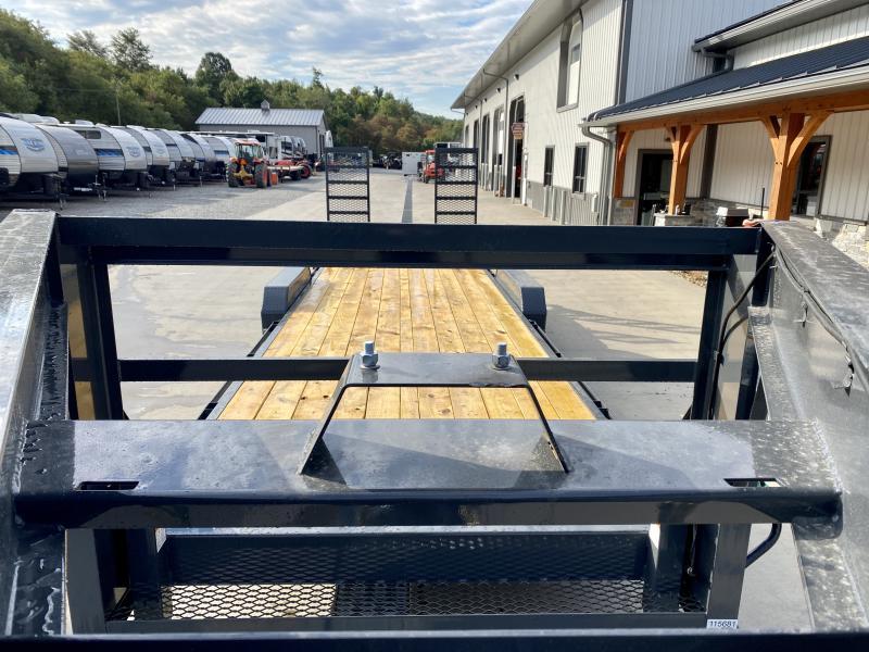 NEW Lamar 7x24' Gooseneck Equipment Trailer 14000# GVW * STAND UP ...