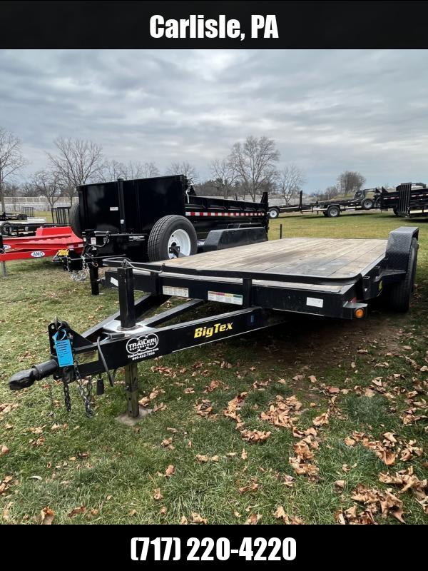 USED Big Tex Trailers 7x16' Car Hauler Trailer 14000# GVW * ADJUSTABLE ...