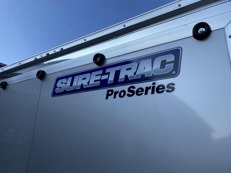 2025 Sure-Trac 8.5x24' Enclosed Car Trailer 9900# GVW * SILVER EXTERIOR ...