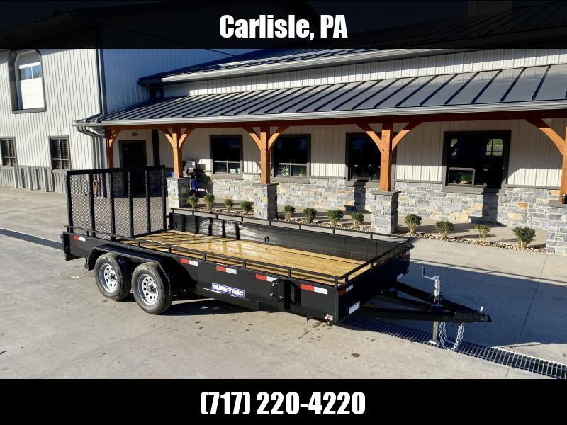 2025 Sure-Trac 7x16' Steel High Side Utility Trailer 7000# GVW * 14 ...