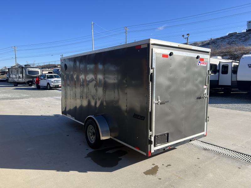 USED 2022 Pace American 6x14 Enclosed Cargo Trailer 2990 GVW * 1 PIECE ...