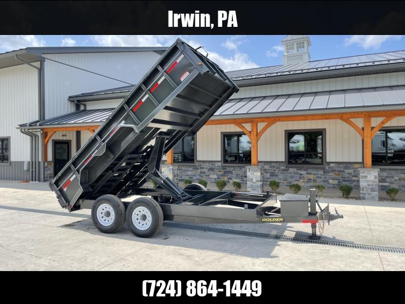 NEW Corn Pro 7x14' Low Profile Dump Trailer 14000# GVW * UNDERMOUNT ...
