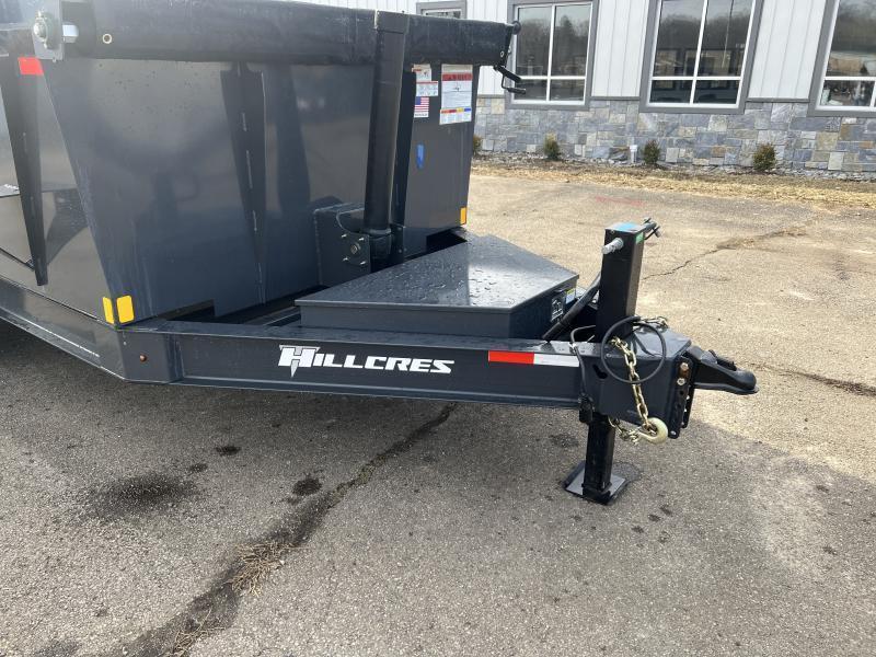 2025 Hillcrest Trailers 7x16' High Side Dump Trailer 14000 GVW * 40 ...