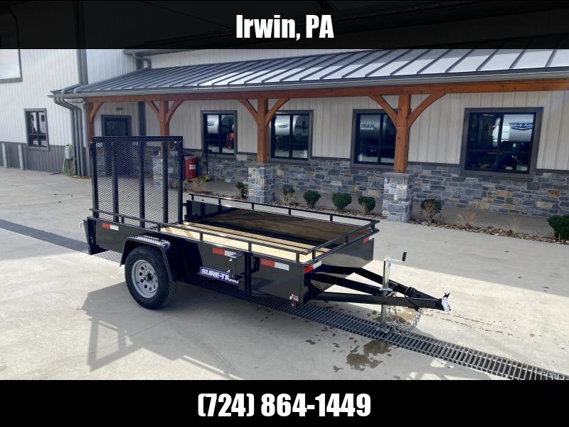 2024 Sure-Trac 5x10' Solid Side Utility Landscape Trailer 2990# GVW ...