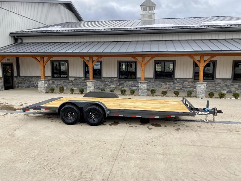 2025 Lamar 7x18' Car Hauler Trailer 9990# GVW * CHARCOAL POWDERCOATING ...