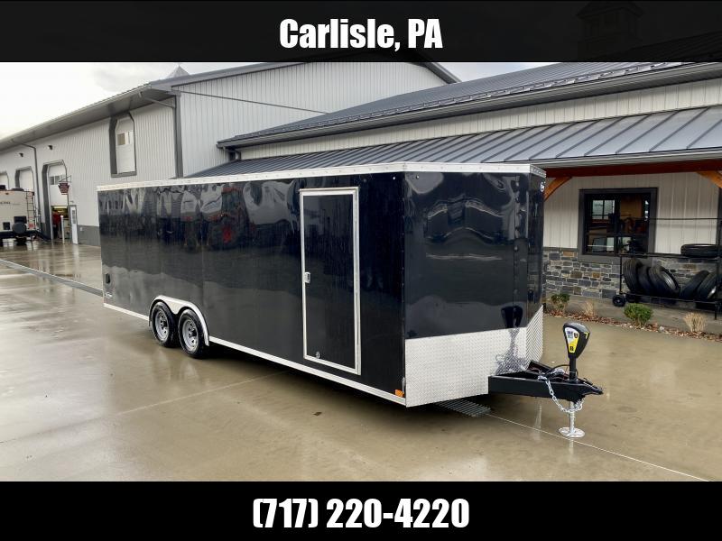 2023 ITI Cargo 8.5x24 Enclosed Car Hauler Trailer 9900# GVW * BLACK ...
