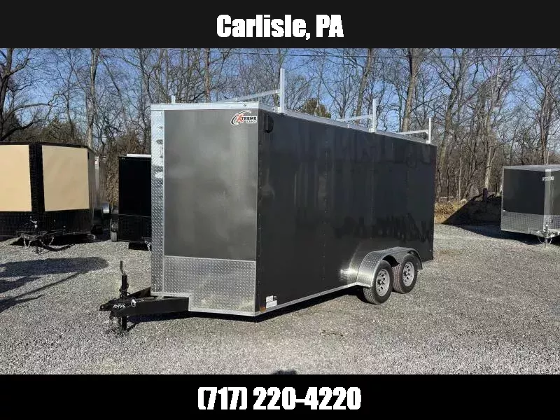 2024 Xtreme Cargo 7x14' Enclosed Cargo Trailer 7000# GVW * 3 LADDER ...