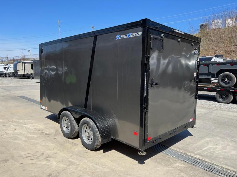 NEW Wells Cargo 7x14' Enclosed Motorcycle Trailer 7000# GVW * WHITE ...