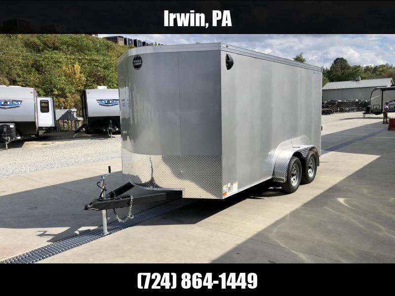 2020 Wells Cargo 7x14' Enclosed Motorcycle Trailer 7000# GVW * SILVER ...