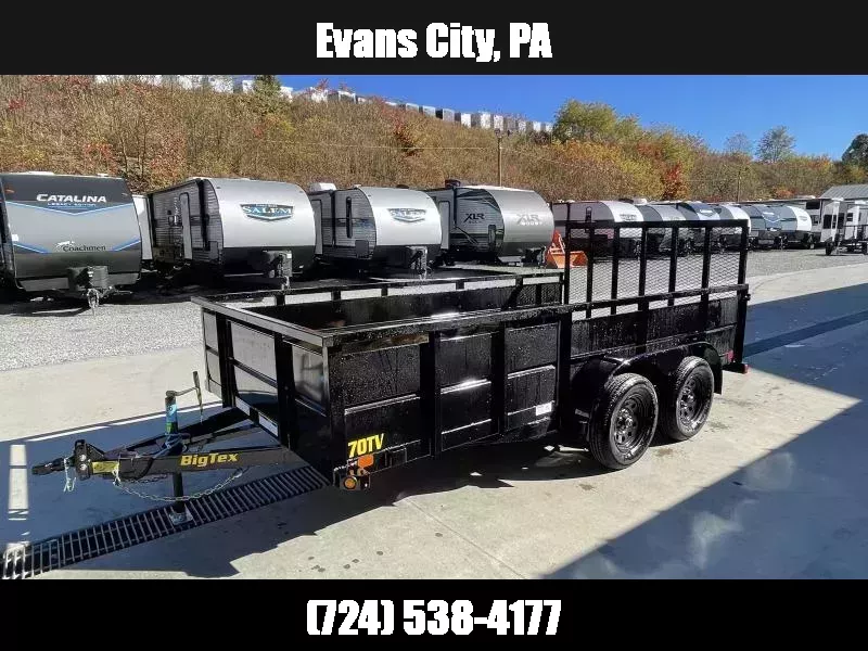 2026 Big Tex Trailers 70TV 7X12' High Side Vanguard Landscape Utility ...