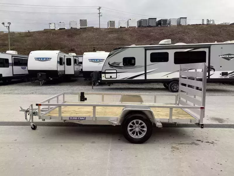 2026 Sure Trac 6x12' Aluminum Utility Landscape Trailer 2990# GVW ...