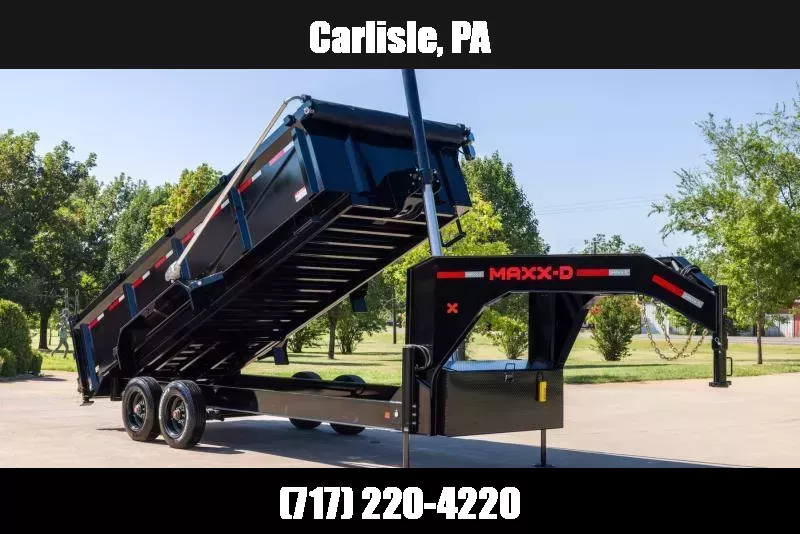 2026 MAXXD 7x18' DSX Gooseneck Dump Trailer 21000# GVW * 10000# AXLES ...