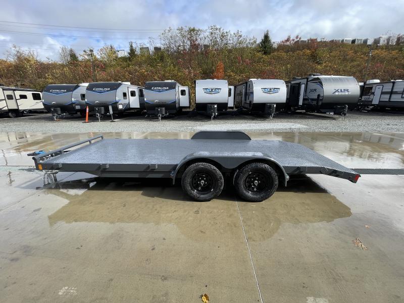 2025 Lamar 7x18 7000# Wood Deck Car Hauler Trailer * 11GA STEEL DECK ...
